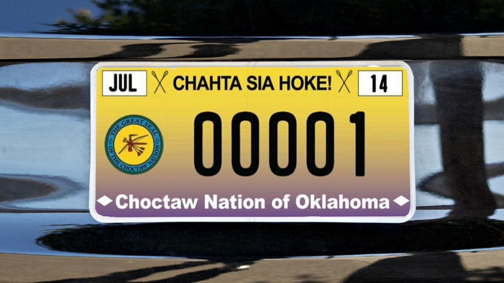 Oklahoma Tribal License Plates (Choctaw Vehicle Tags) - Choctaw Nation ...