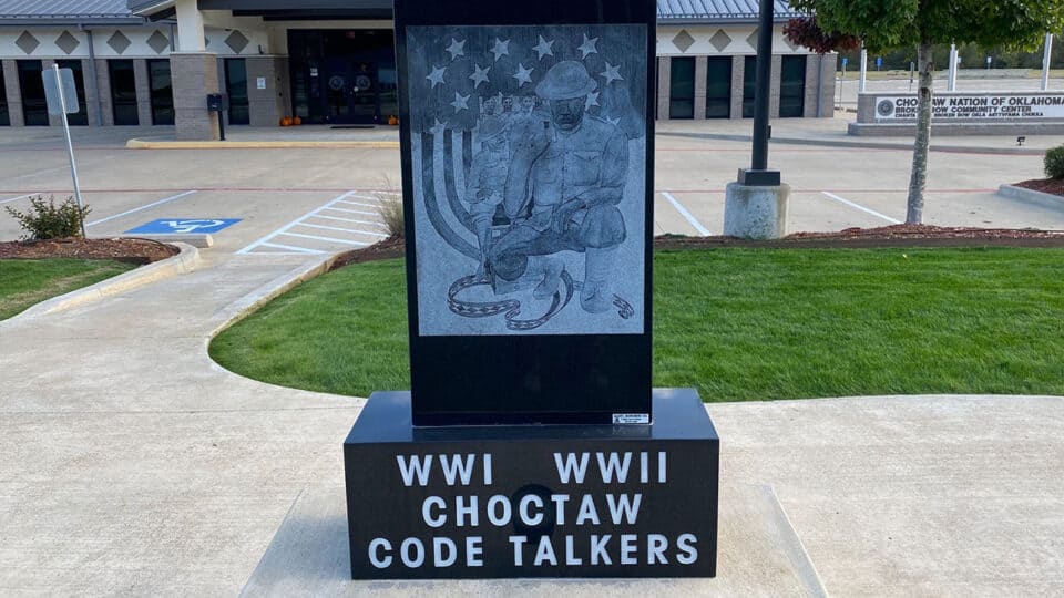 Choctaw Code Talkers Monument Dedicated - Choctaw Nation of Oklahoma