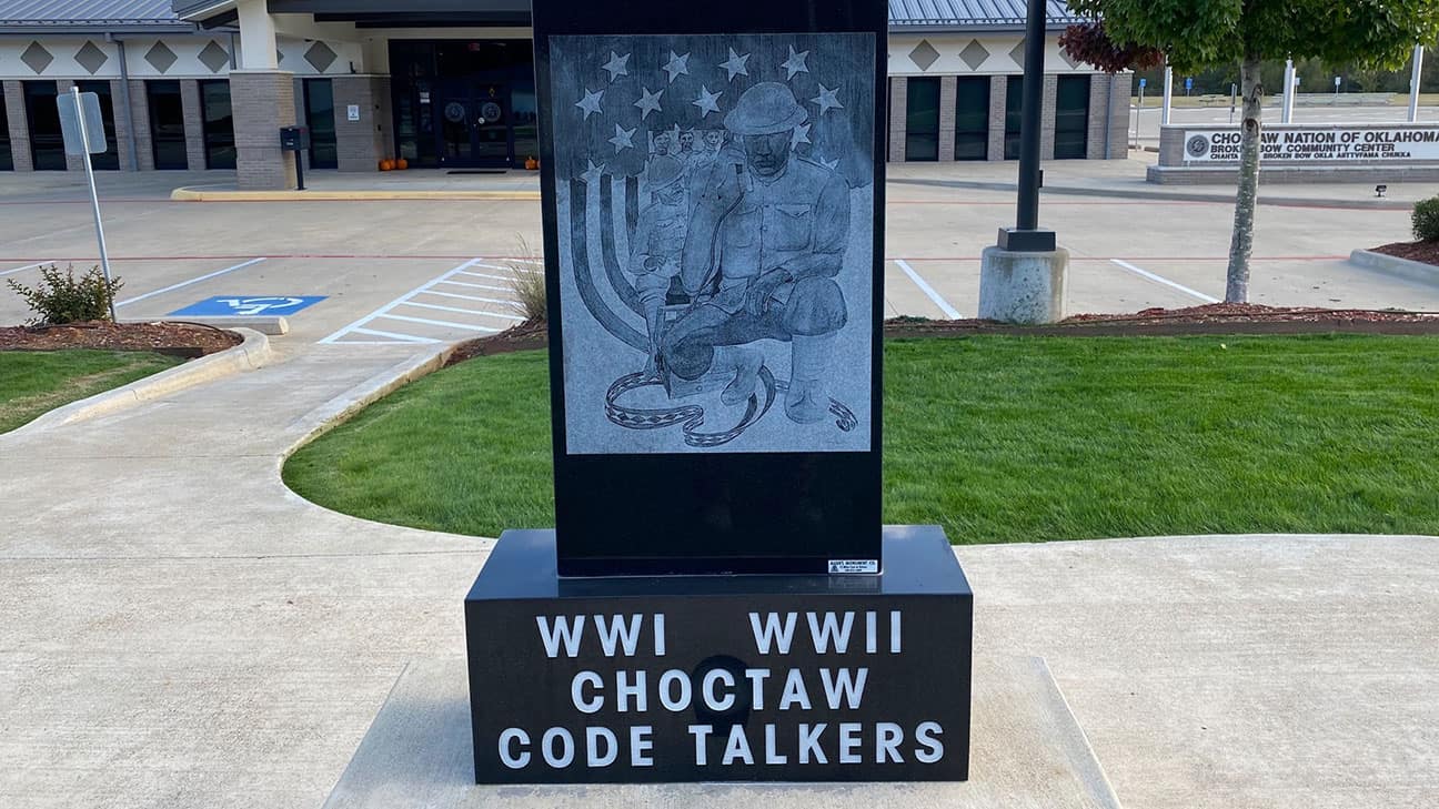 Choctaw Code Talkers Monument Dedicated - Choctaw Nation of Oklahoma